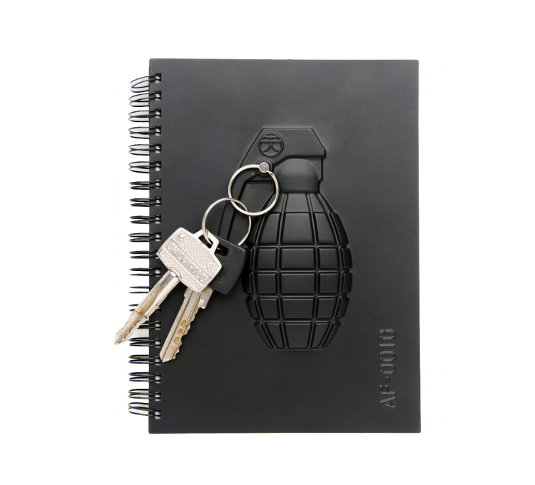 - Armed Notebook - Grenade | Gessato Design Store