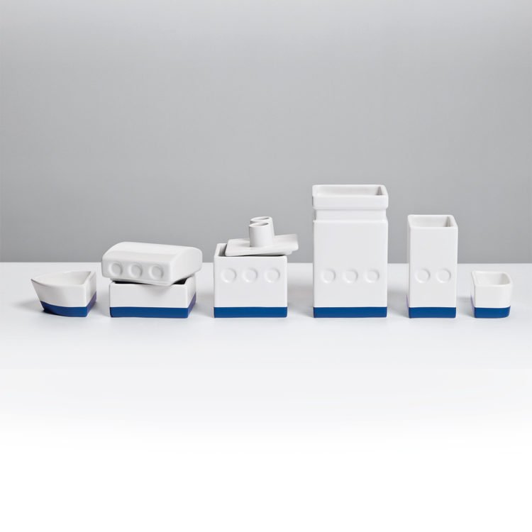 Seletti - The Ship Porcelain Desk Organizer | Gessato Design Store