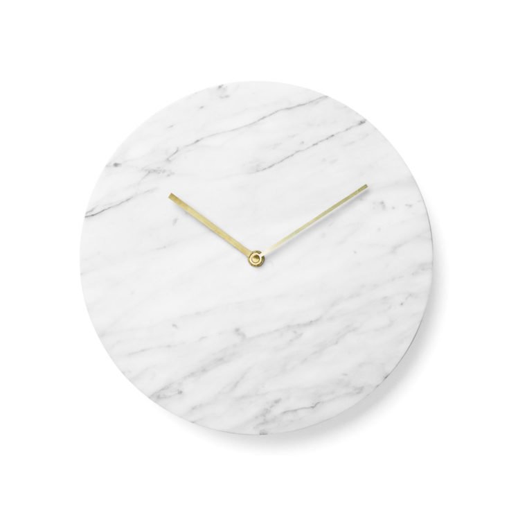 Menu - Marble Wall Clock by Norm Architects | Gessato Design Store