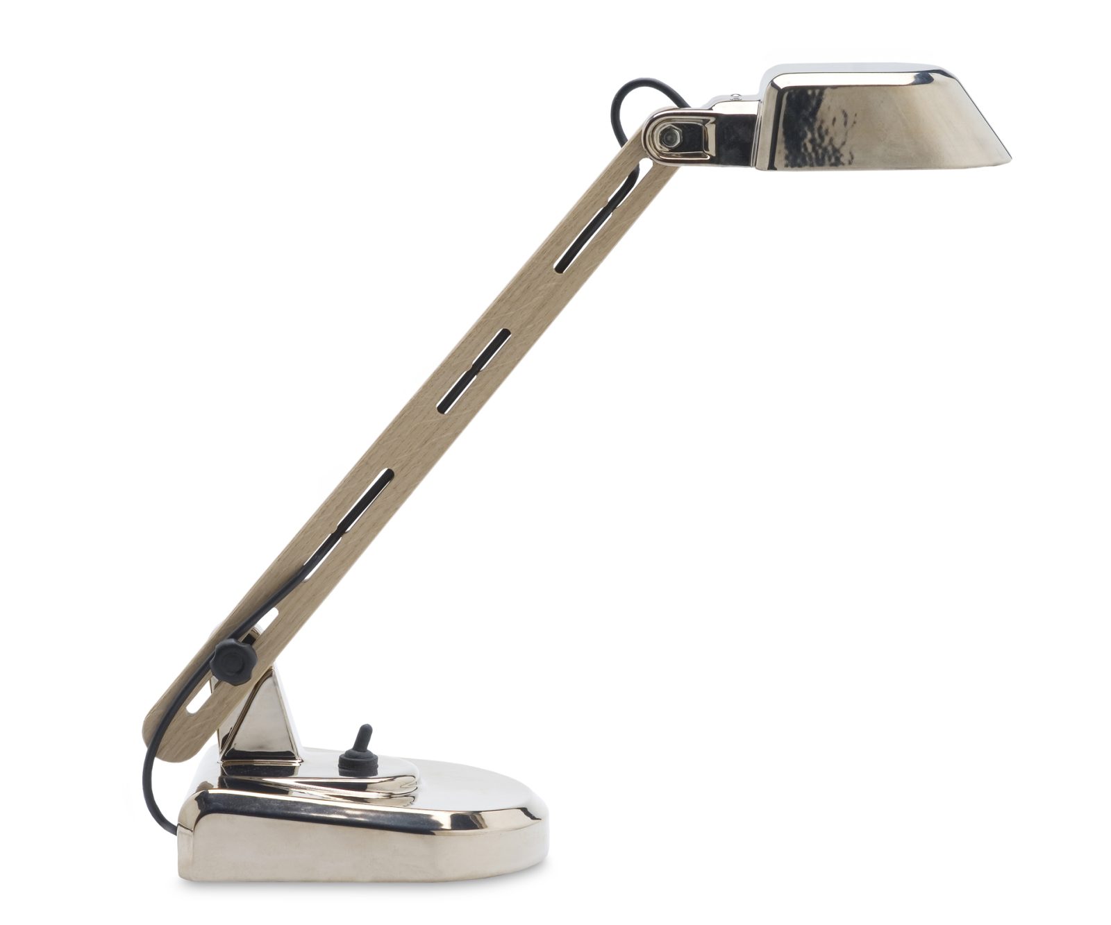 Thomas Eyck - Work Lamp by Dick van Hoff, Platinum | Gessato Design Store