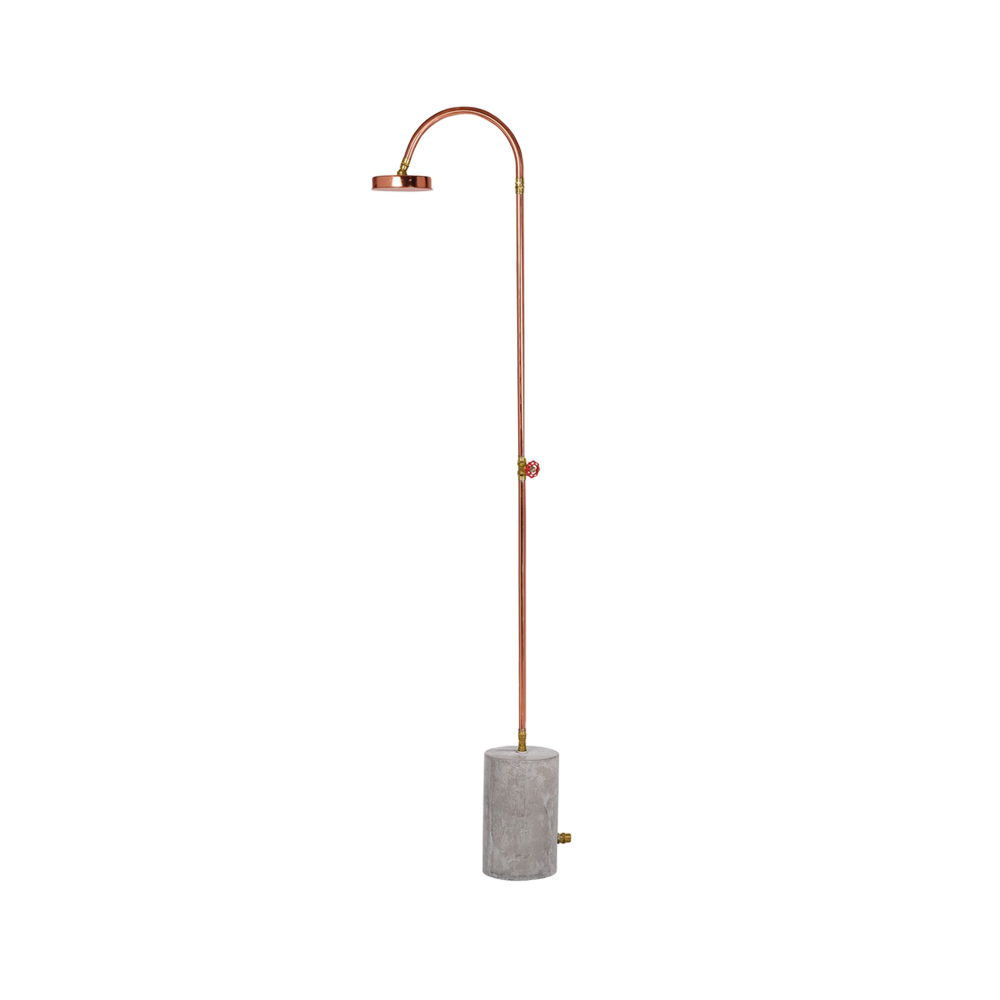 Seletti - Aquart, Outdoor Copper Shower with Concrete Base | Gessato ...