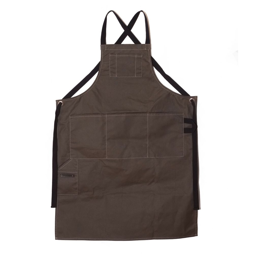 Eh Works - Duck Cloth Apron, Army | Gessato Design Store