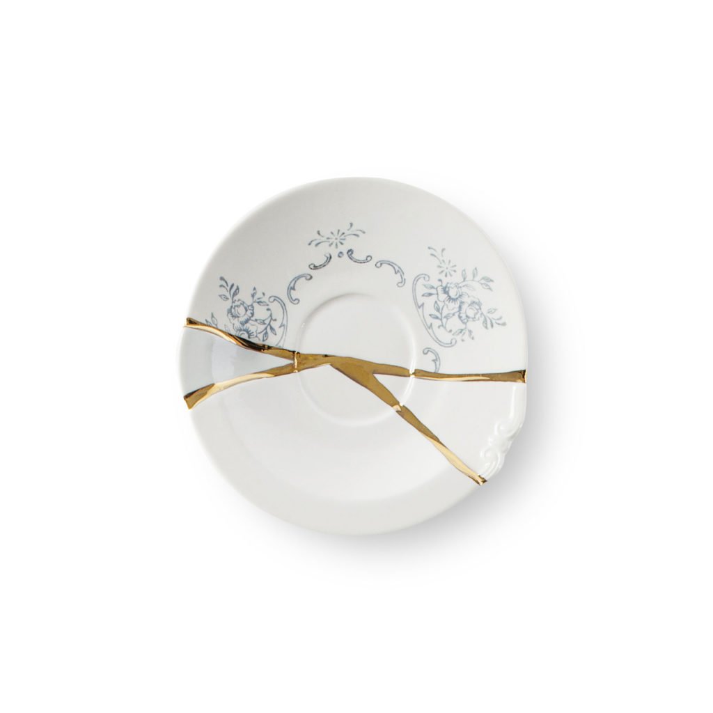 Seletti - Kintsugi Coffee Cup with Saucer n. 1 | Gessato Design Store