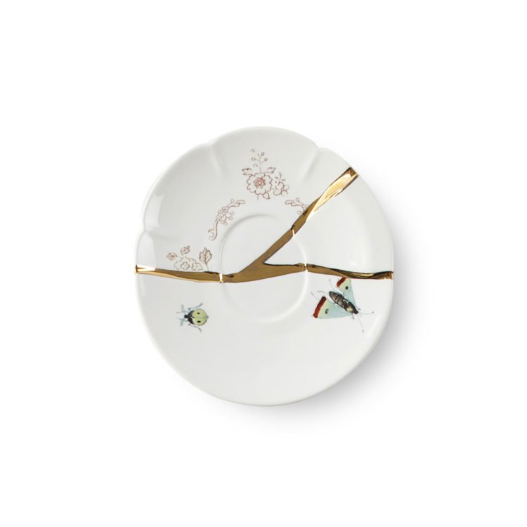 Seletti - Kintsugi Coffee Cup with Saucer n. 2 | Gessato Design Store