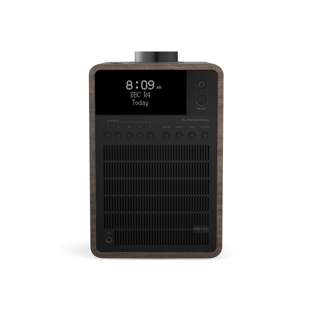 Revo Audio - SuperSignal, Walnut/Black | Gessato Design Store
