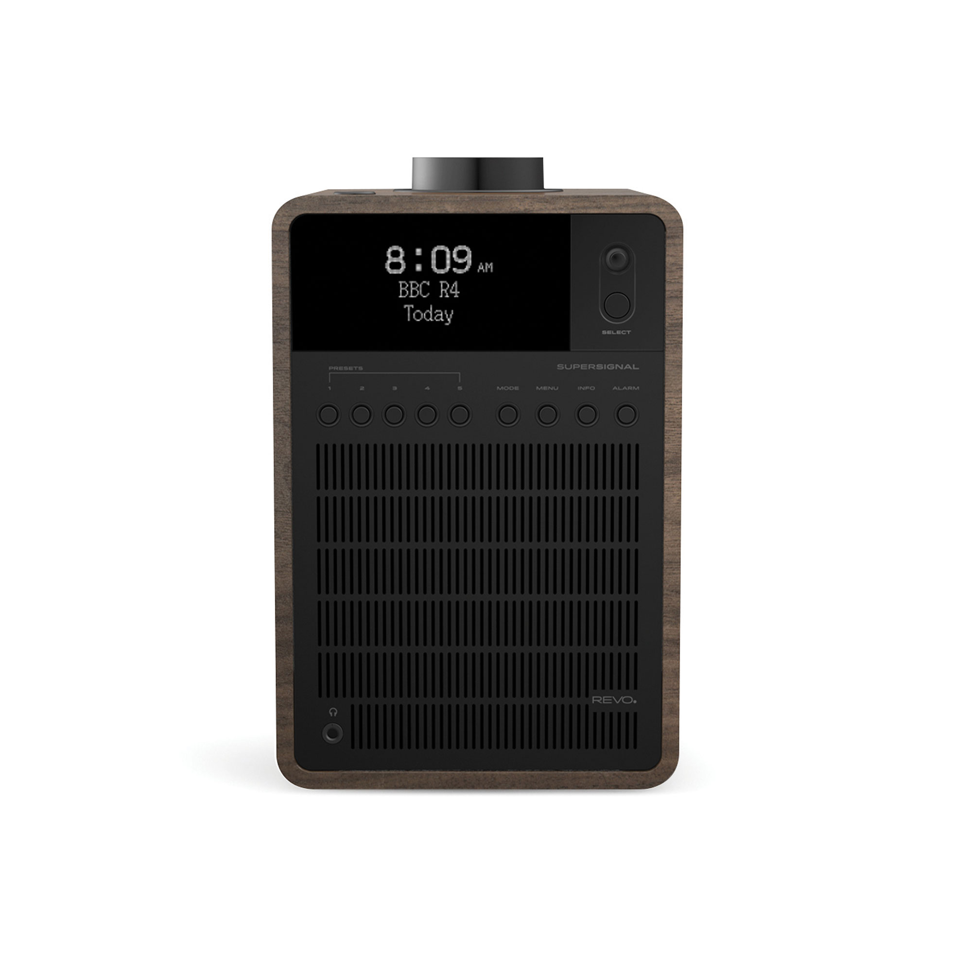 Revo Audio - SuperSignal, Walnut/Black | Gessato Design Store