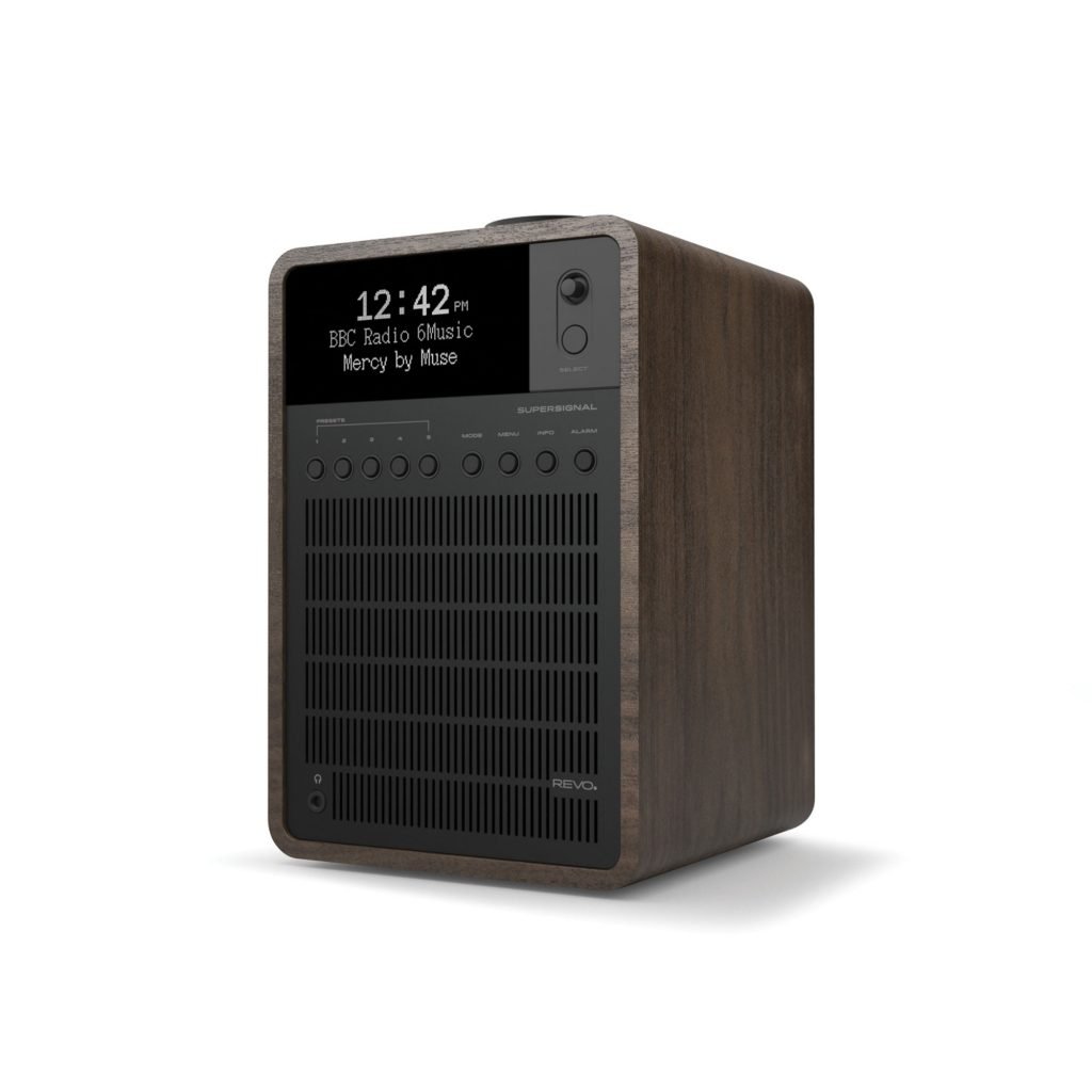 Revo Audio - SuperSignal, Walnut/Black | Gessato Design Store