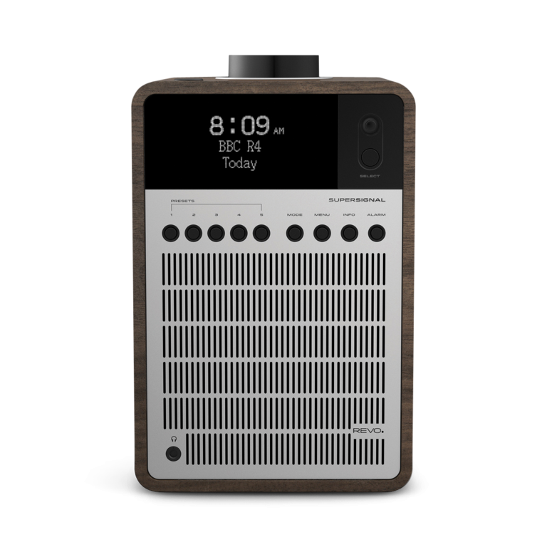 Revo Audio - SuperSignal, Walnut/Silver | Gessato Design Store