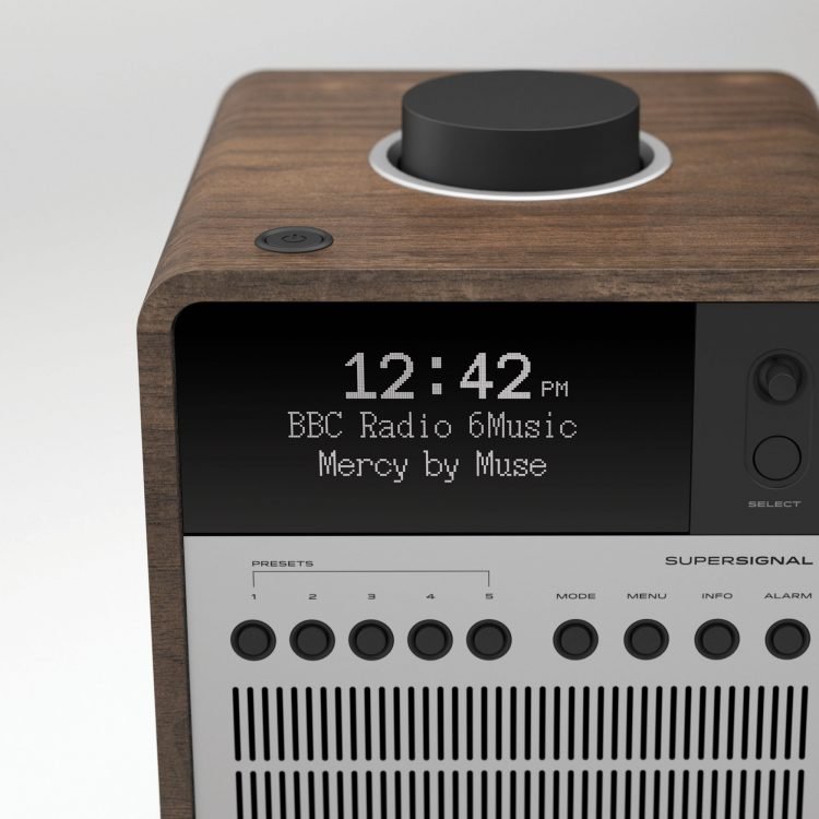Revo Audio - SuperSignal, Walnut/Silver | Gessato Design Store