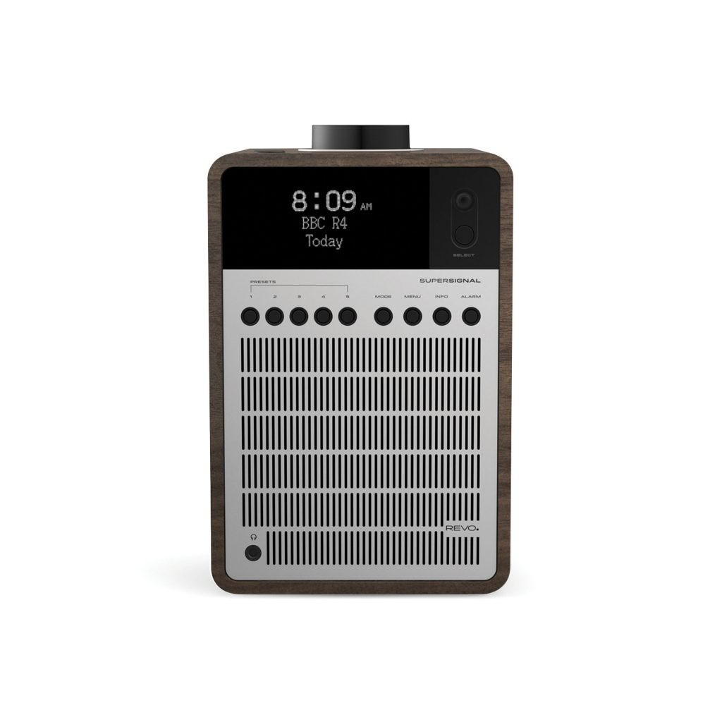 Revo Audio - SuperSignal, Walnut/Silver | Gessato Design Store