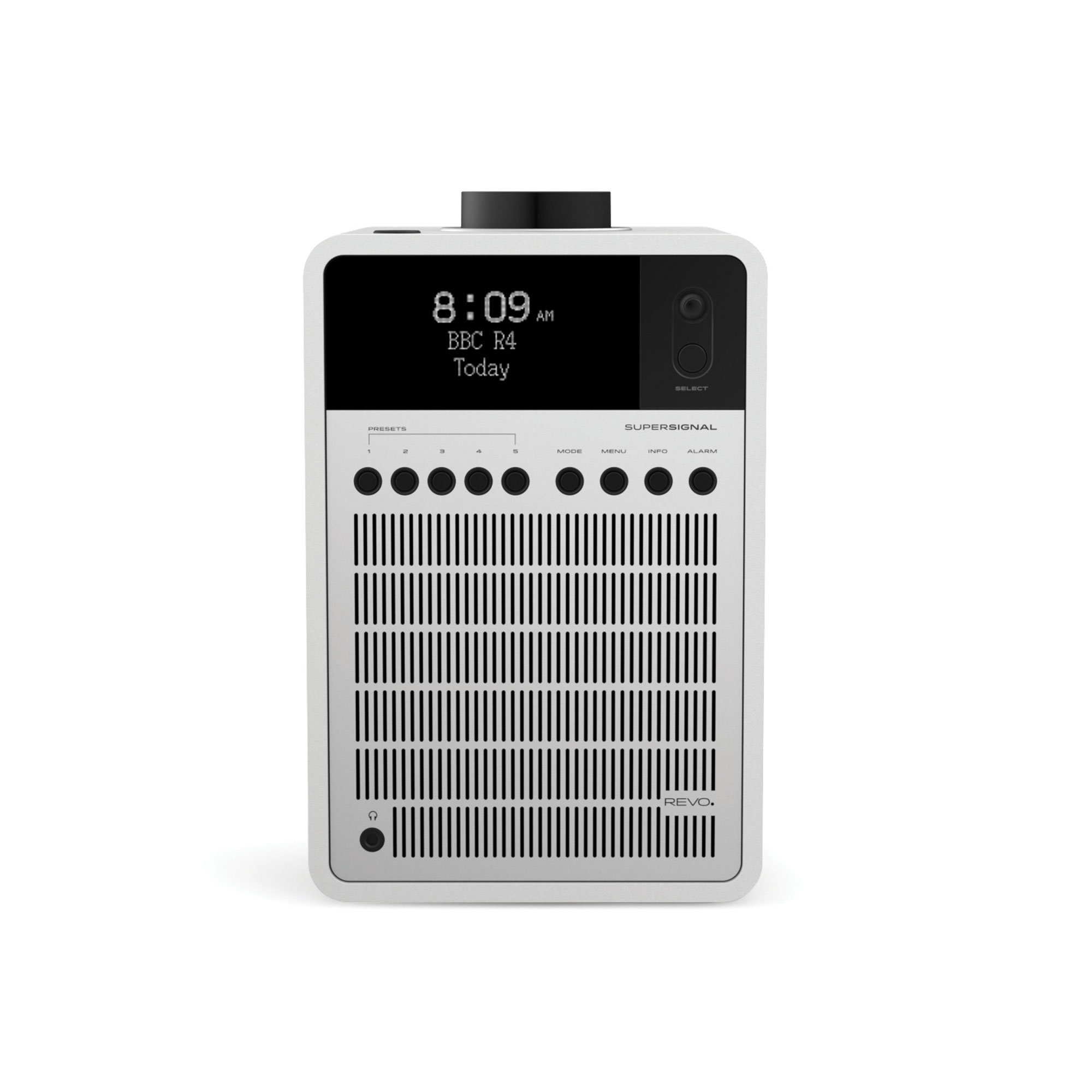 Revo Audio - SuperSignal, White/Silver | Gessato Design Store