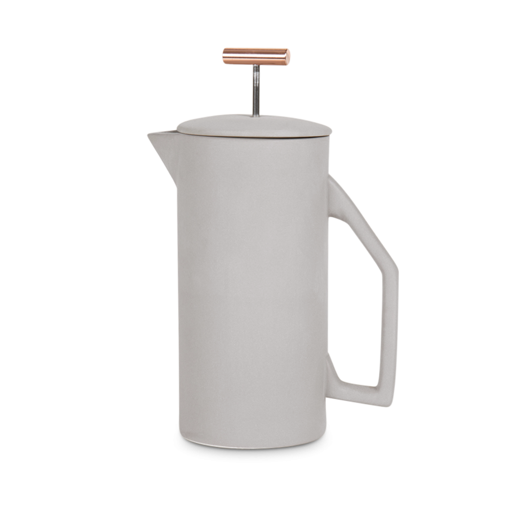Yield - Ceramic French Press, Gray | Gessato Design Store
