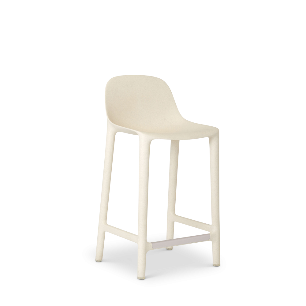 Emeco - Broom Counter Stool, White | Gessato Design Store