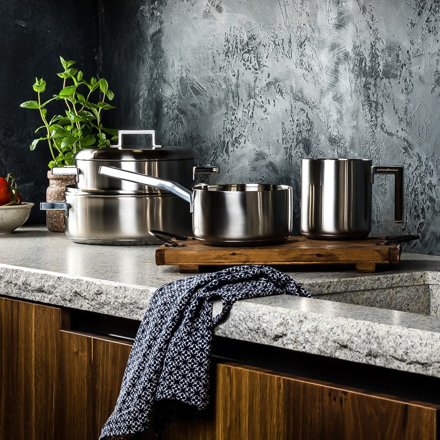 Mepra - Pininfarina Stile, Frying Pan Two Handles | Gessato Design Store