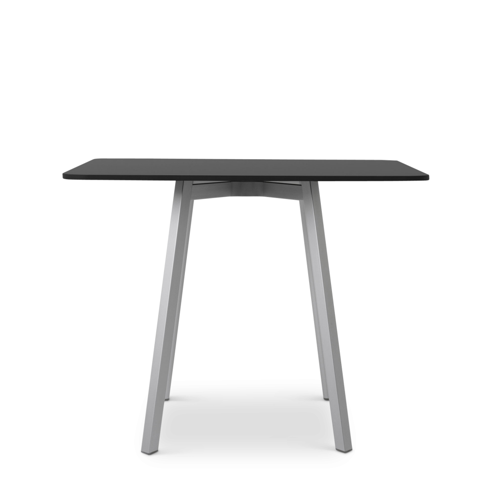 Su Cafe Table 30", Black Top - Gessato Design Store