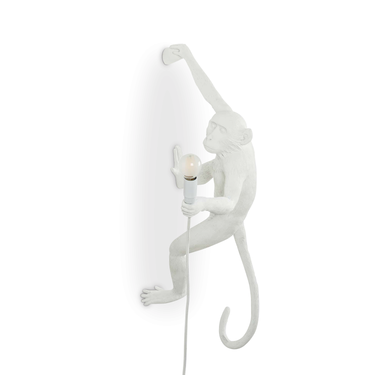 Seletti Monkey Lamp - Hanging White