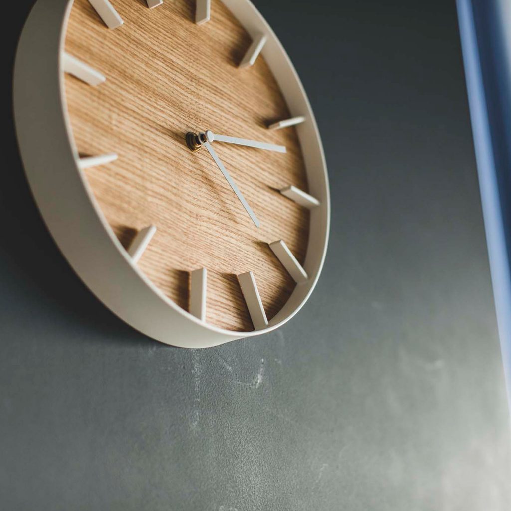 Yamazaki - Rin Wall Clock, Natural | Gessato Design Store