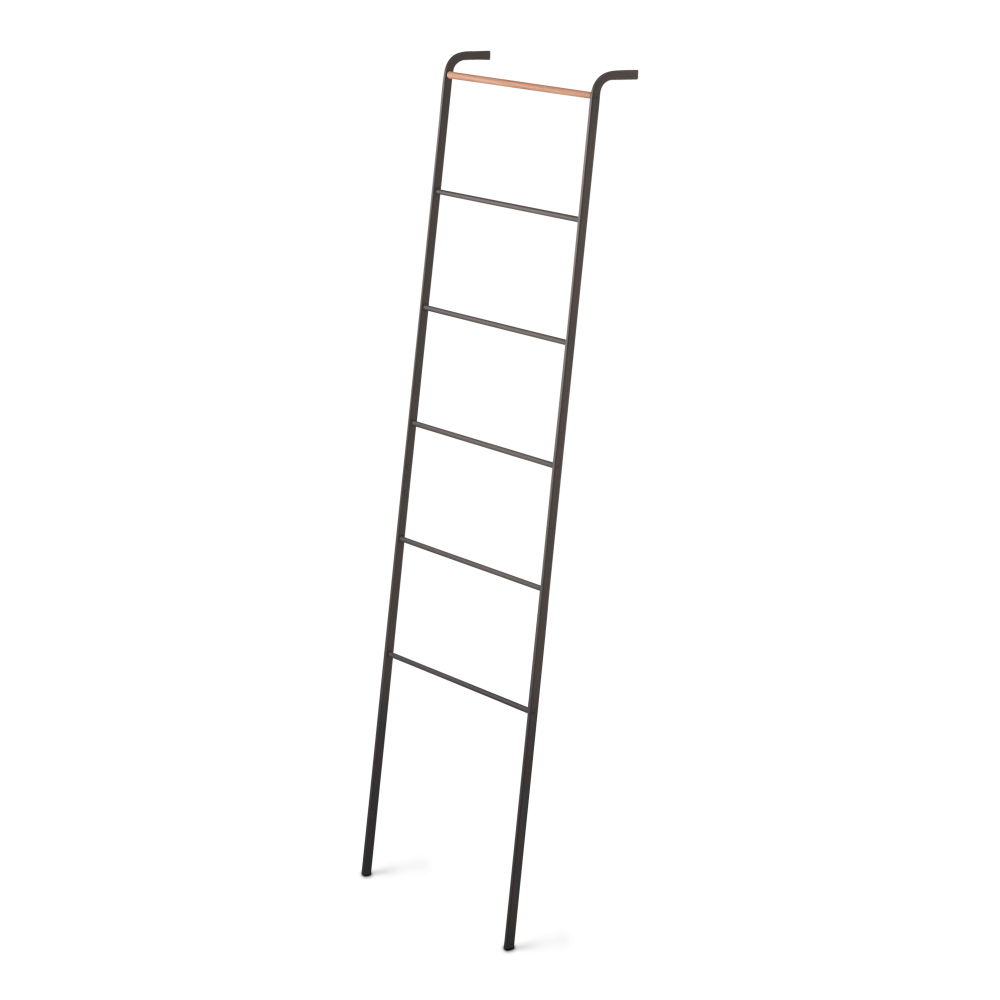 Yamazaki - Tower Leaning Ladder Hanger, Black | Gessato Design Store