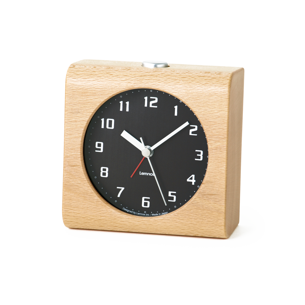 Lemnos - Block Alarm, Black | Gessato Design Store