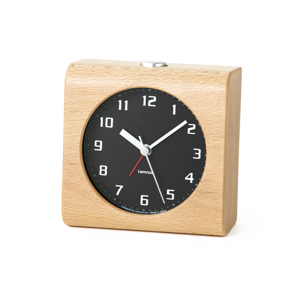 Lemnos - Block Alarm, Black | Gessato Design Store