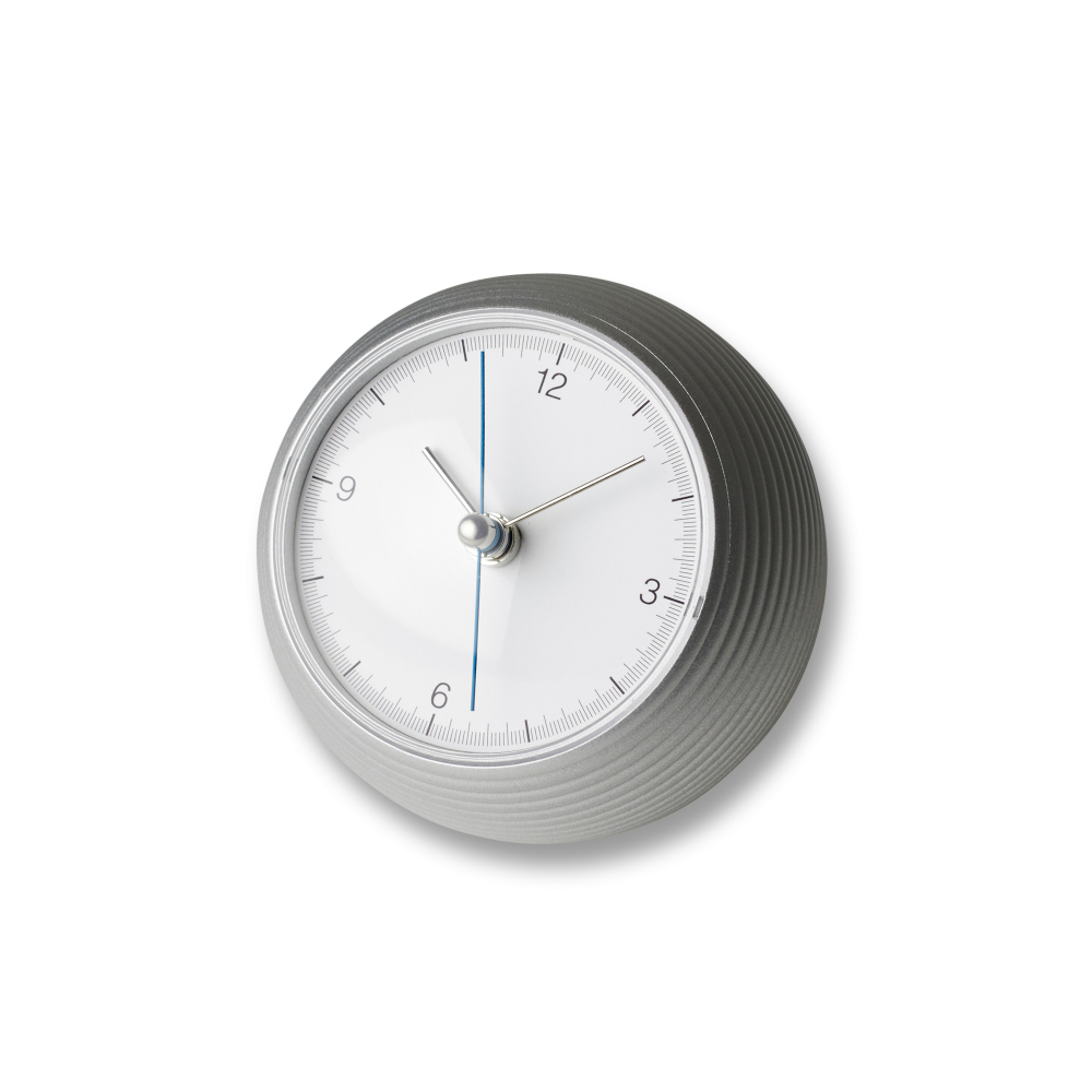Lemnos - Earth Clock, Silver | Gessato Design Store