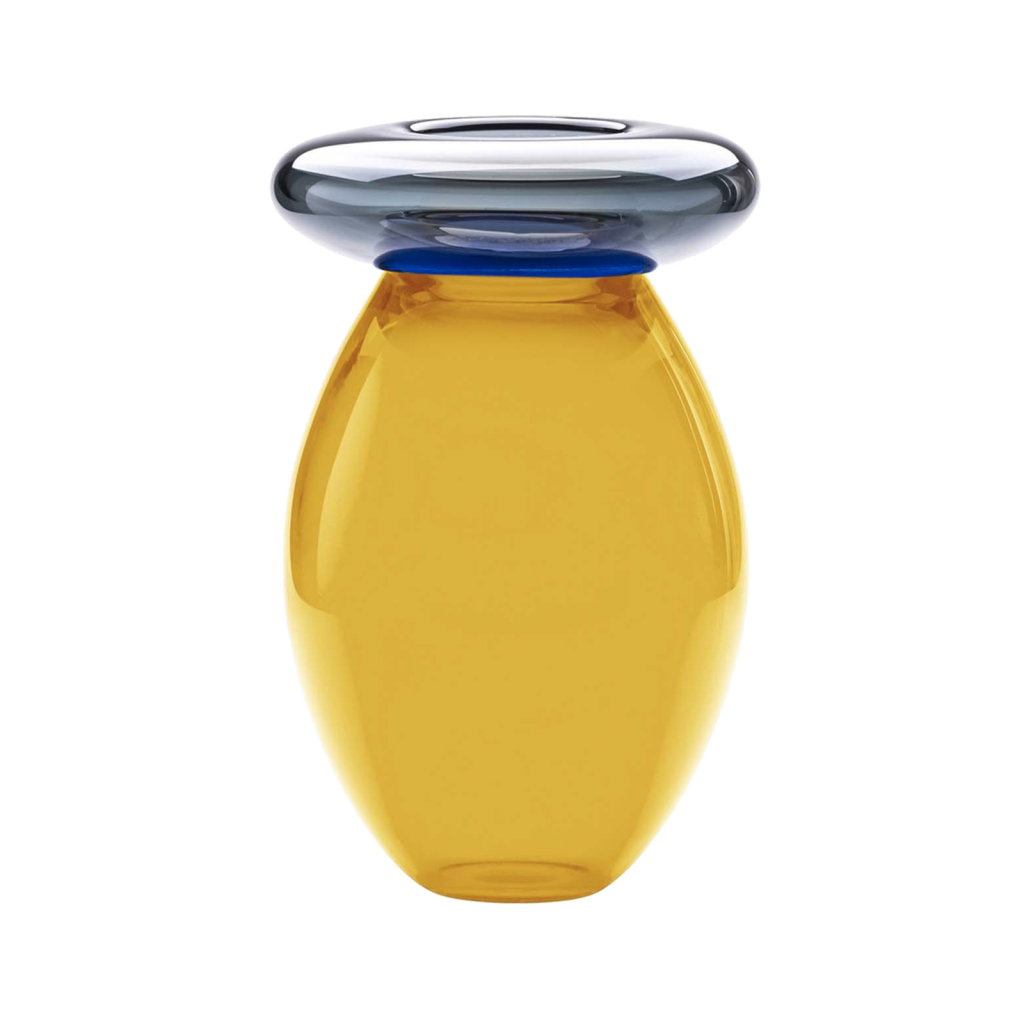 Queen Blue-Grey Vase by Karim Rashid - Gessato Design Store