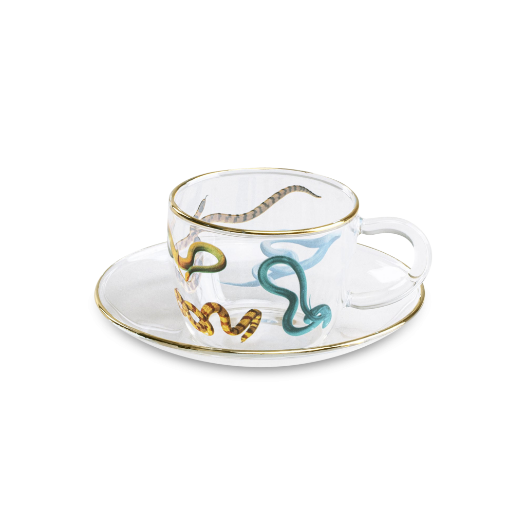 Kintsugi Coffee Cup with Saucer n. 2 - Gessato Design Store