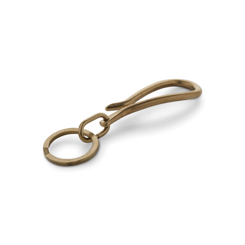 Kobashi Studio - Brass Hook Keychain | Gessato Design Store