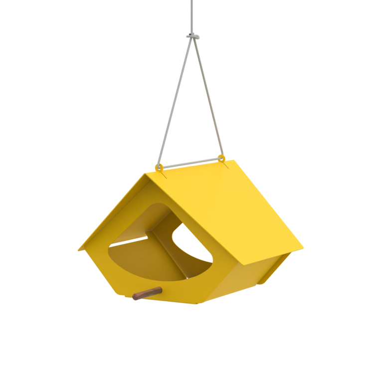 The Framed, Pole Mounted Bird Feeder - Gessato Design Store
