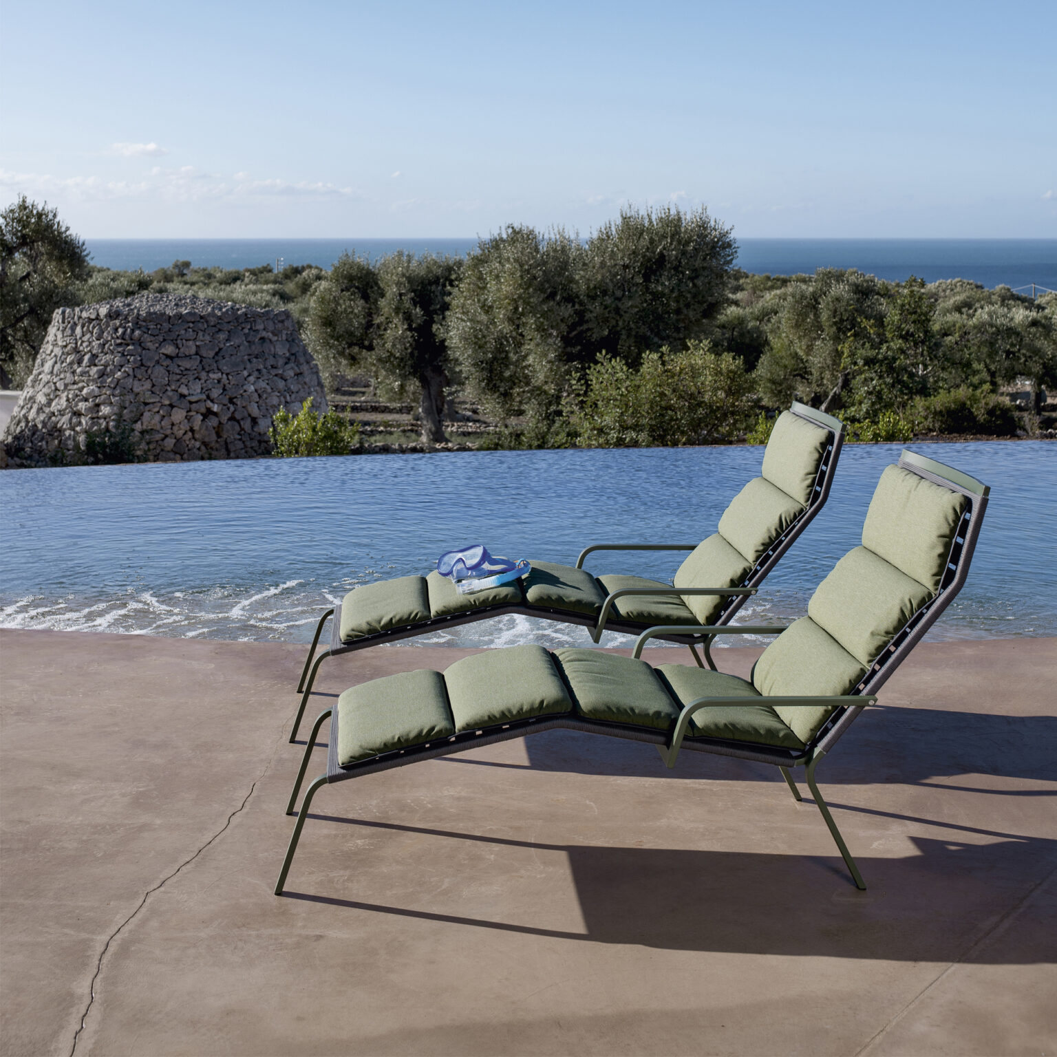 Kristalia - Rest Outdoor Chaise Lounge | Gessato Design Store