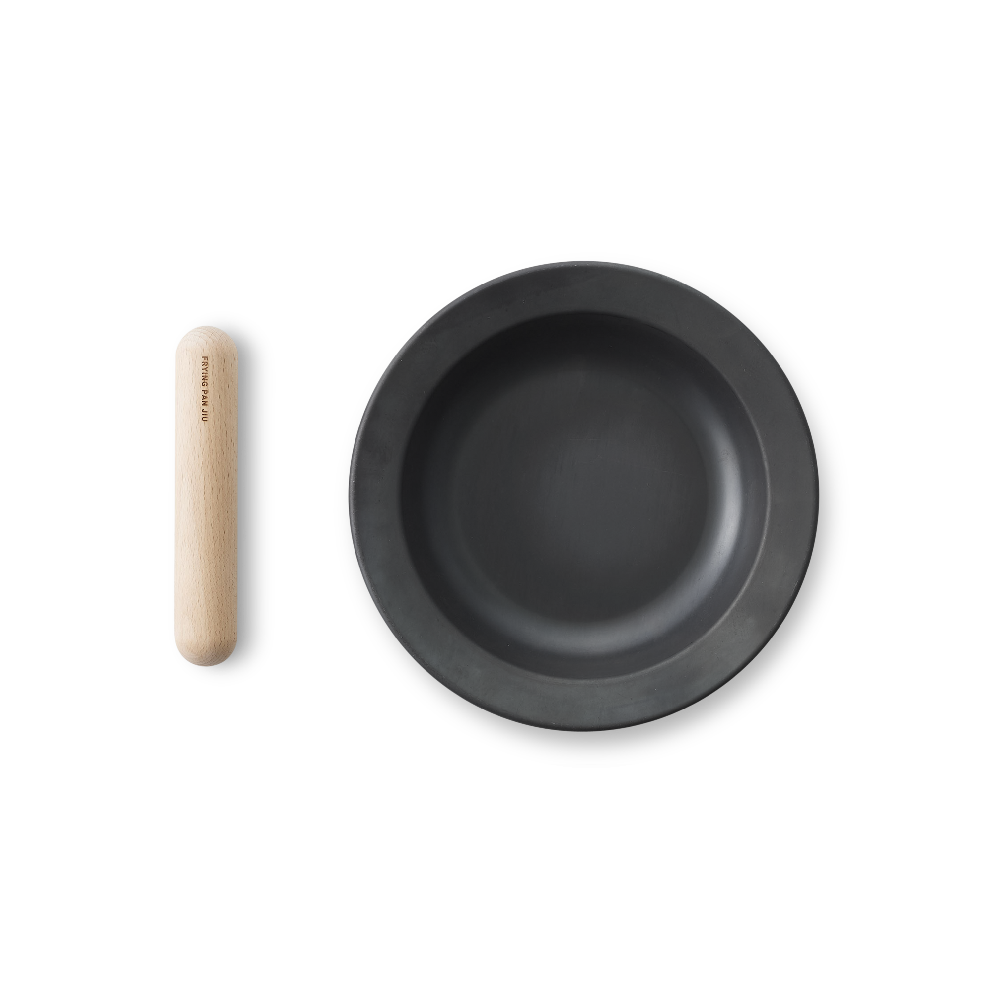 JIU Frying Pan Beech Handle Gessato Design Store JIU Frying Pan Beech Handle Gessato Design Store
