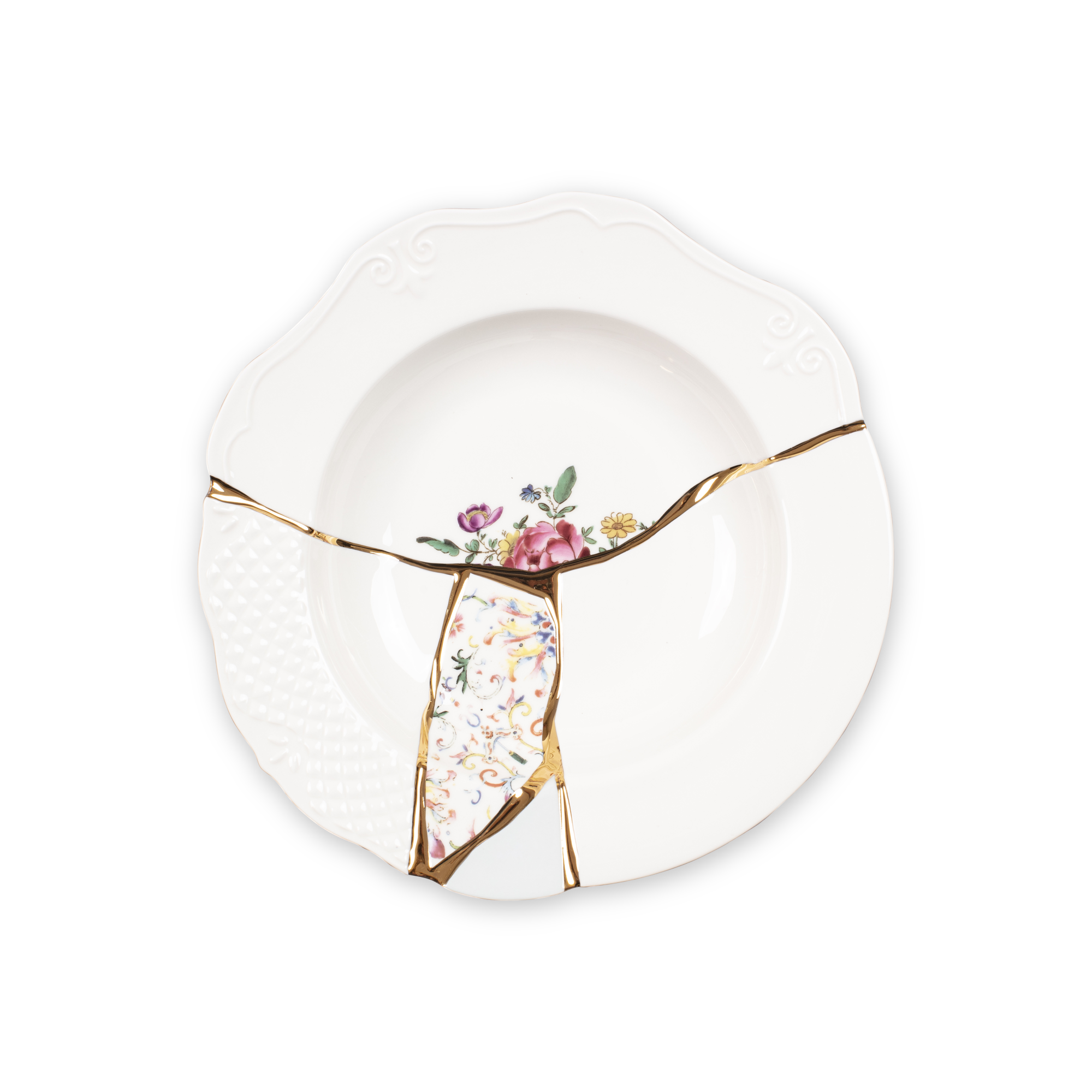 Kintsugi Soup Plate N 3 Gessato Design Store Kintsugi Soup Plate N 3 Gessato Design Store