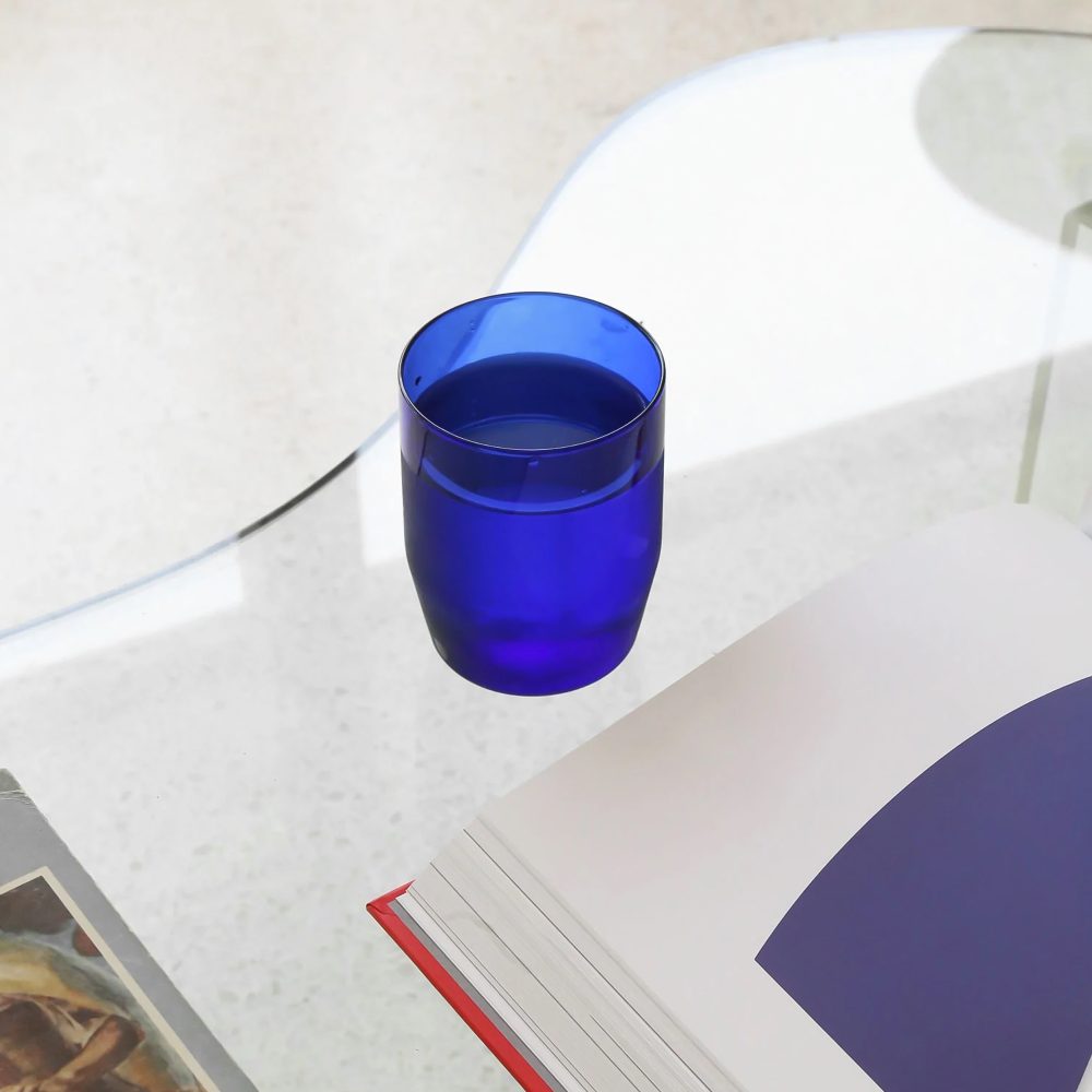Yield - Century 12 oz Glasses - Set of Two, Cobalt | Gessato Design Store