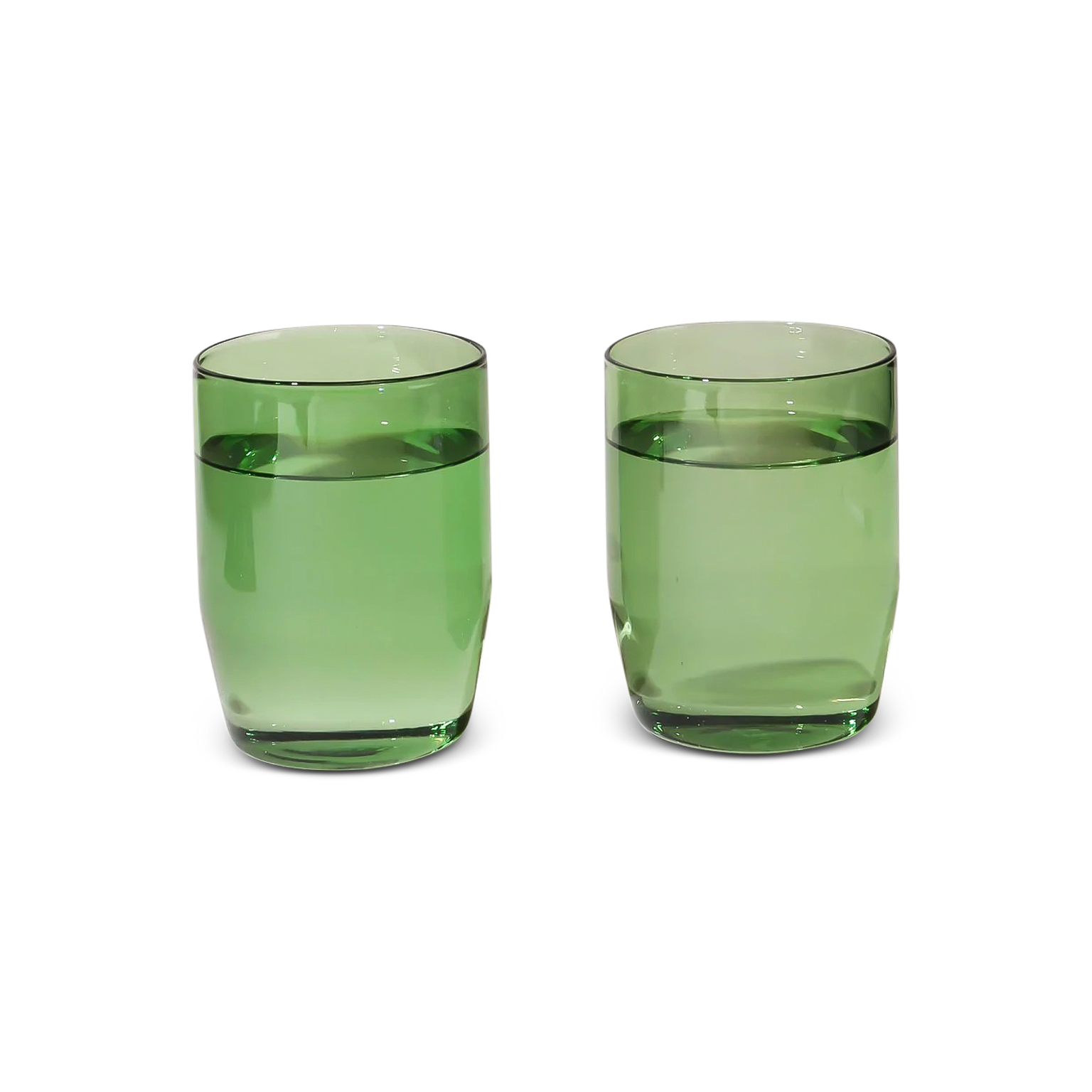 Yield - Century 12 oz Glasses - Set of Two, Green | Gessato Design Store