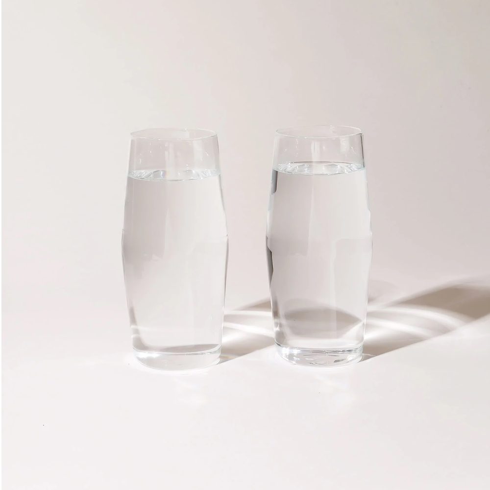 Yield - Century 16 oz Glasses - Set of Two, Clear | Gessato Design Store