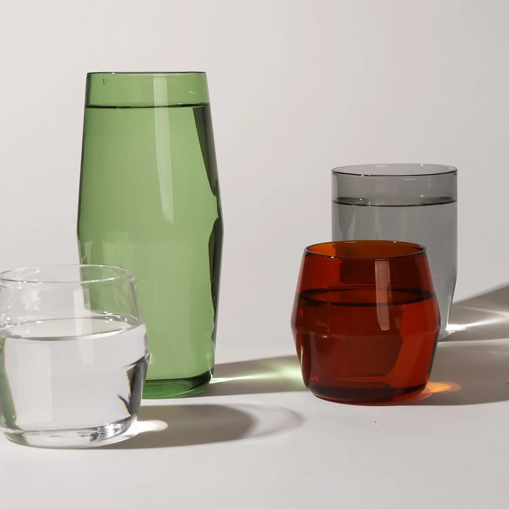 Yield - Century 12oz Glasses - Set of Two, Grey | Gessato Design Store