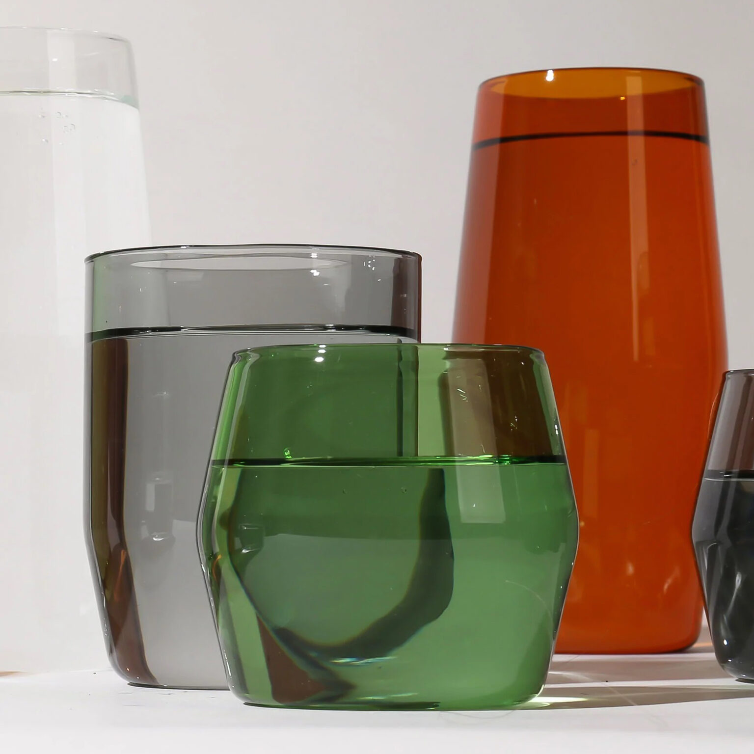 Yield - Century 16 oz Glasses - Set of Two, Clear | Gessato Design Store