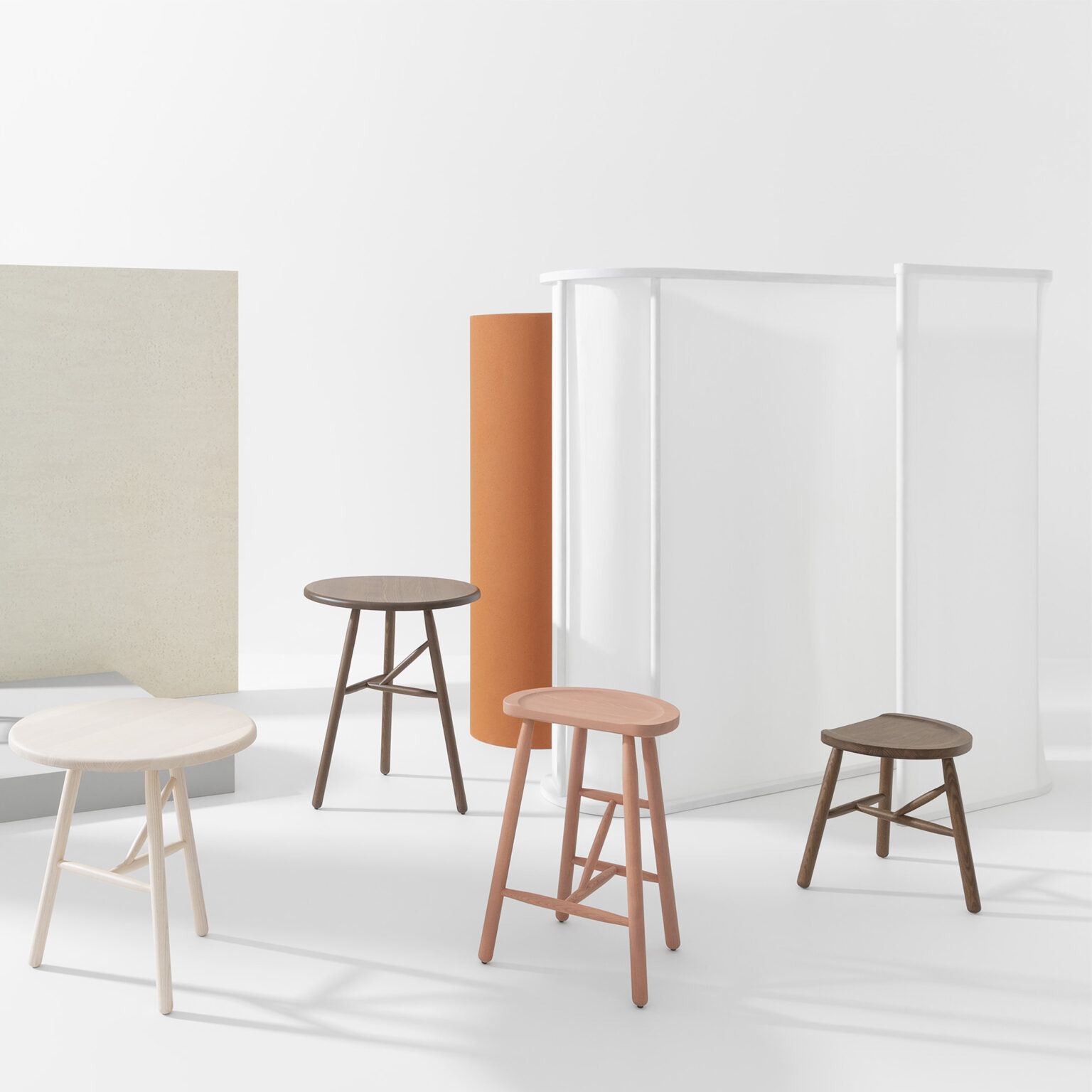 Billiani 1911 - Puccio Wooden Stool | Gessato Design Store