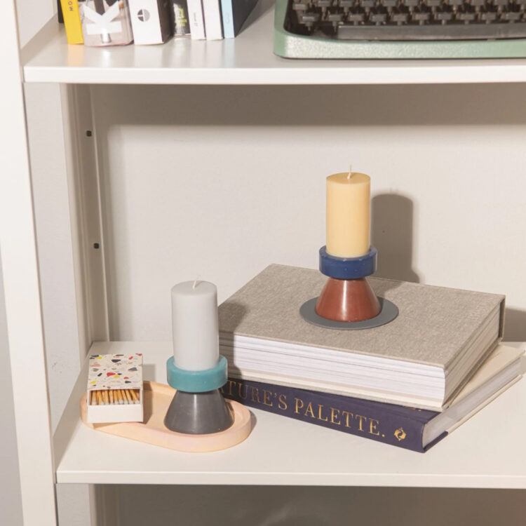 Yod and Co. - Stack Candle Tall, Pink | Gessato Design Store