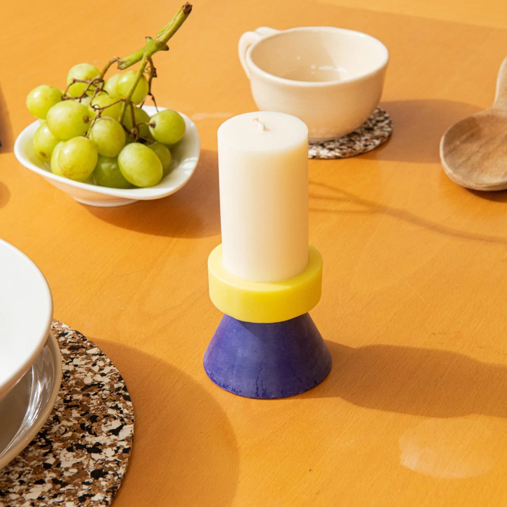 Yod and Co. - Stack Candle Tall, White | Gessato Design Store