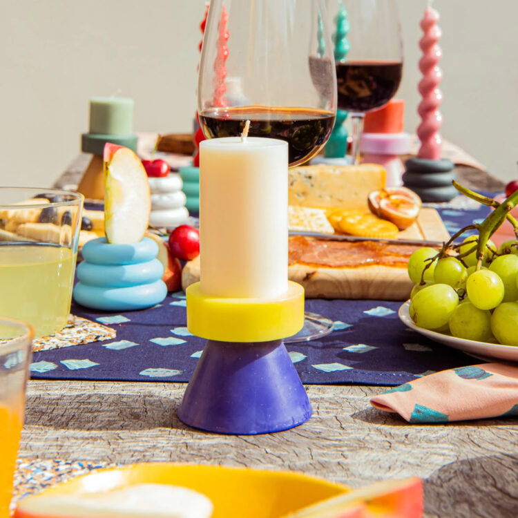 Yod and Co. - Stack Candle Tall, White | Gessato Design Store