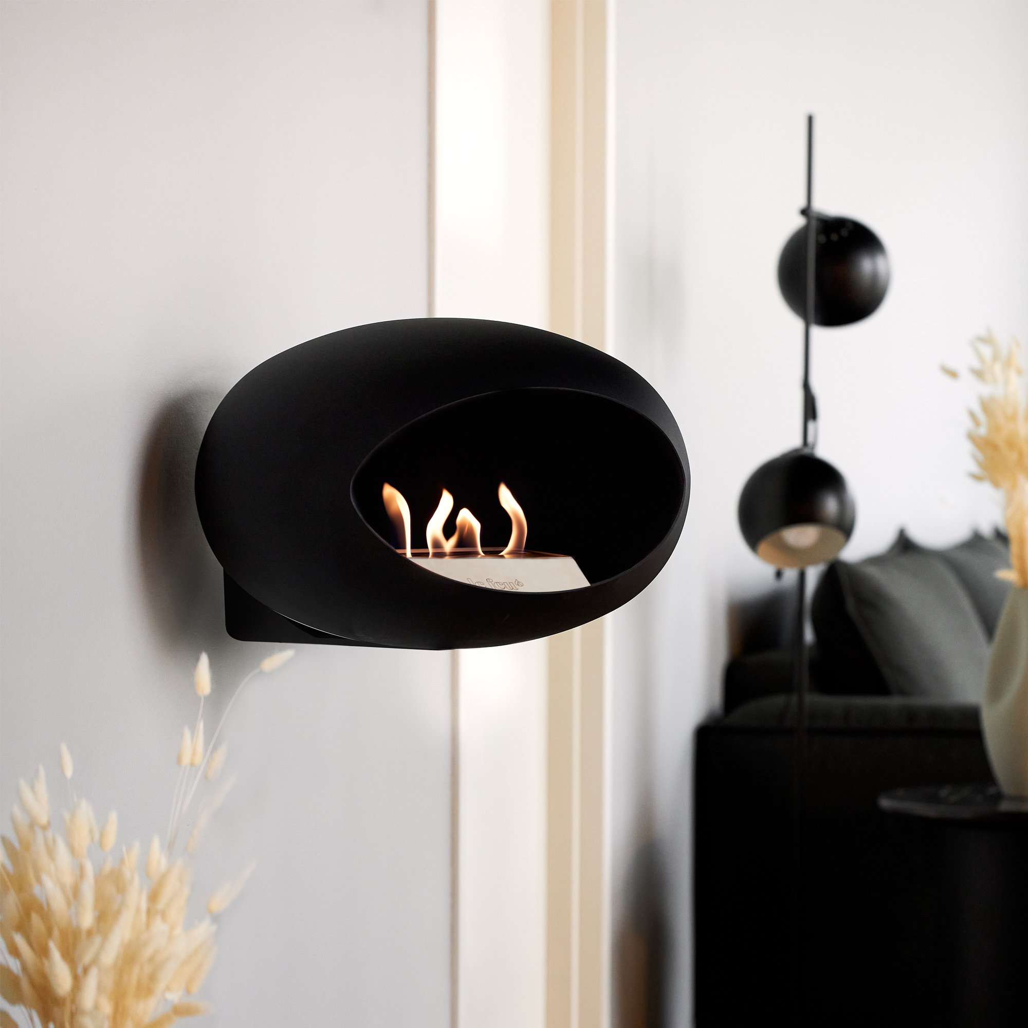 Le Feu - Le Feu Dome - Wall, Black | Gessato Design Store