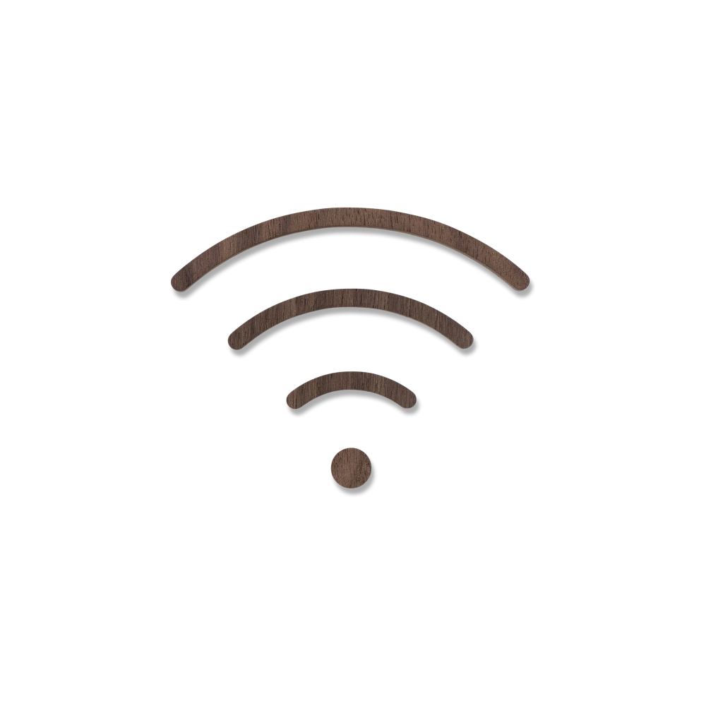 Moheim - Interior Wall/Door Wood Signs - Wi-Fi | Gessato Design Store