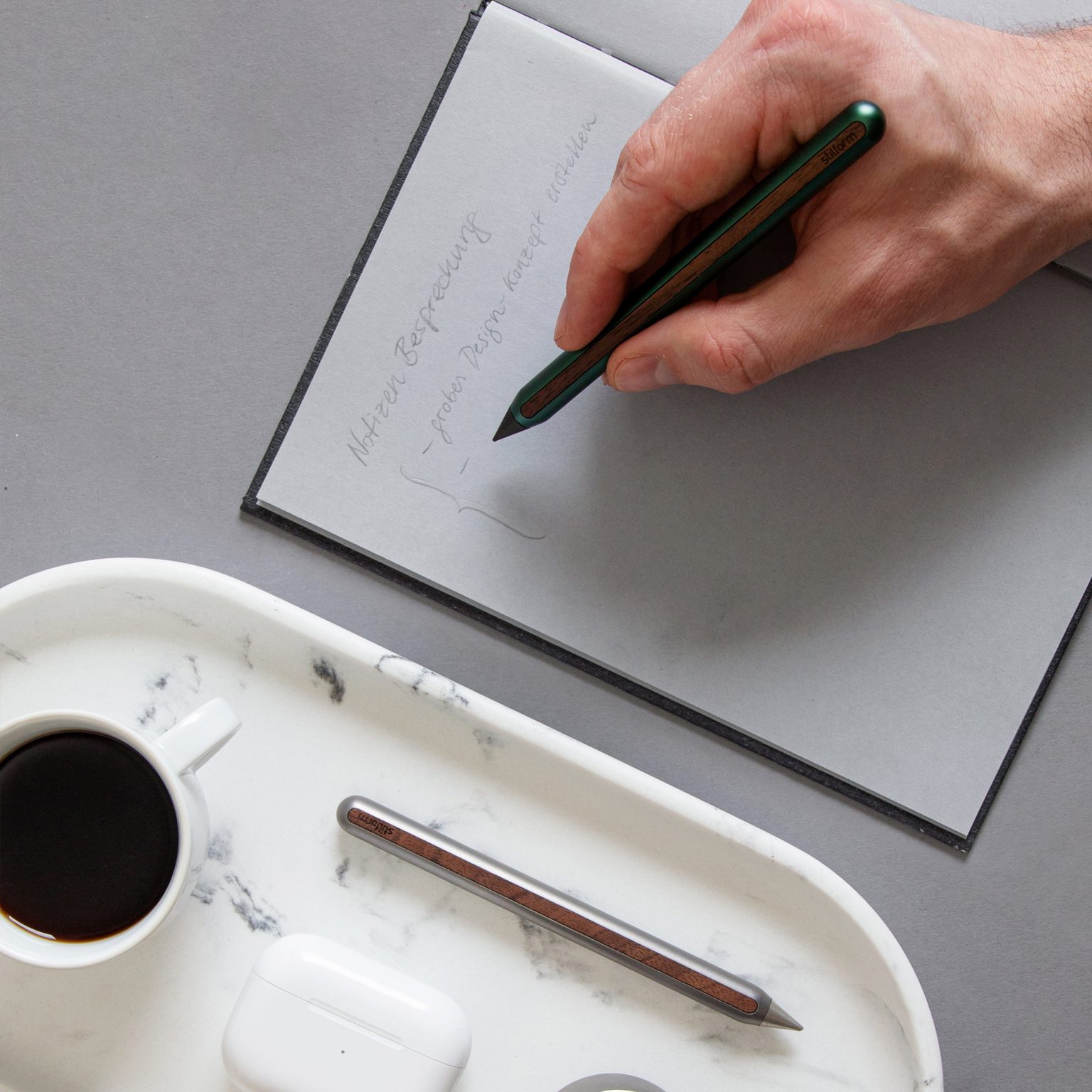 Stilform - Stilform AEON Aluminum Pencil, Aurora Green | Gessato Design ...