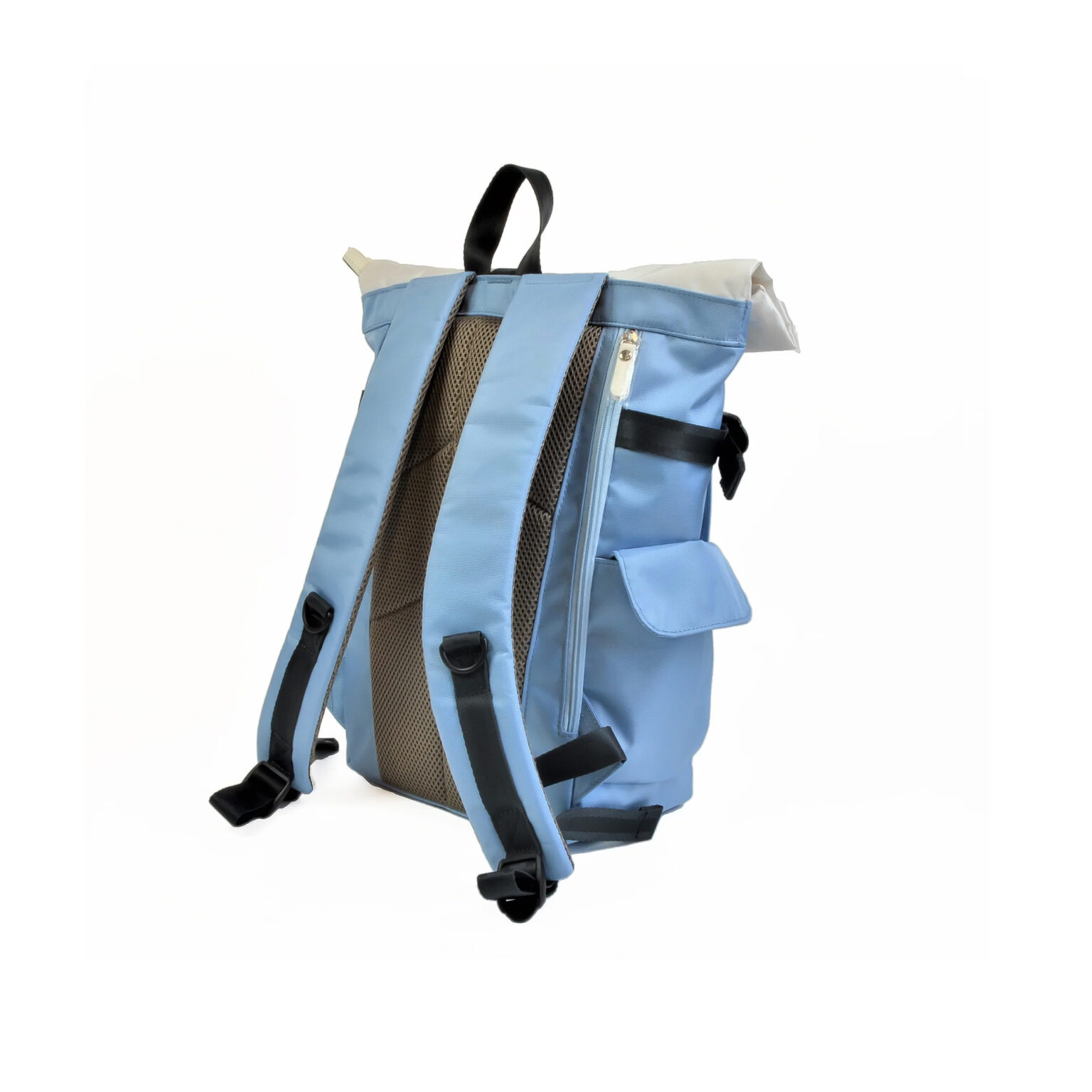 Harvest Label - Two-Tone Rolltop Backpack | Gessato Design Store