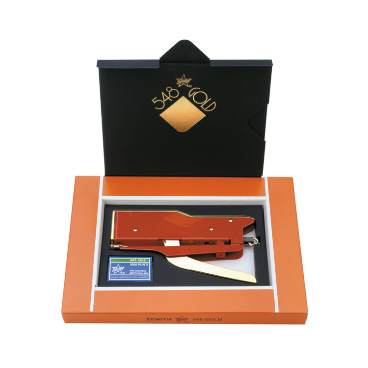 Zenith Staplers - Zenith 548 Gold Stapler, Red | Gessato Design Store