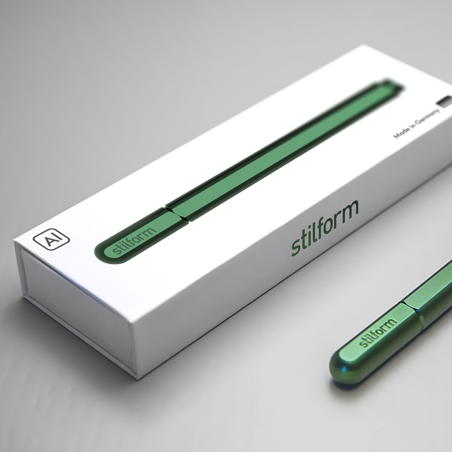 Stilform - Stilform Aluminum Arc Gel Pen, Aurora Green | Gessato Design ...