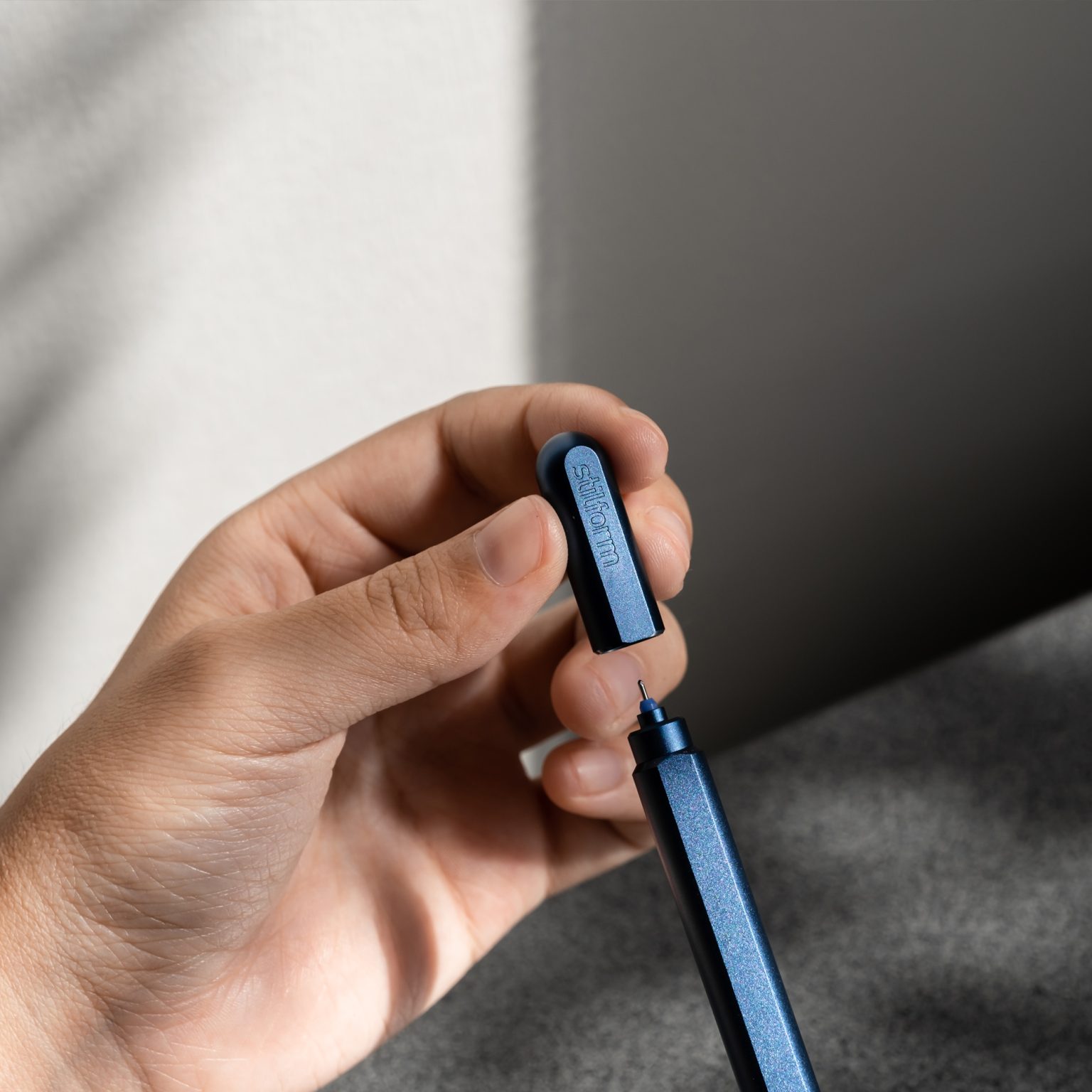 Stilform - Stilform Aluminum Arc Gel Pen, Night Sky | Gessato Design Store