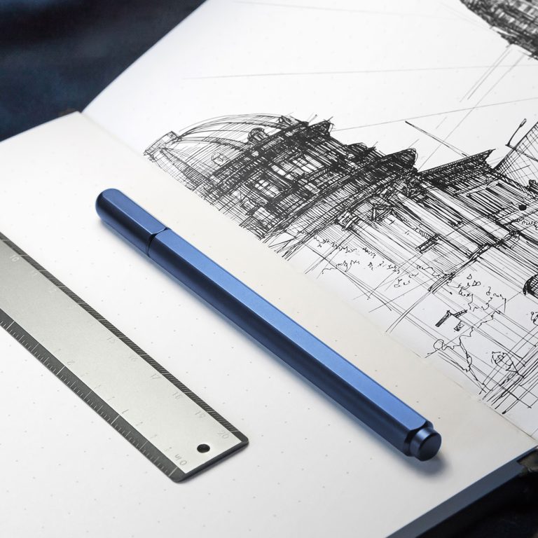 Stilform - Stilform Aluminum Arc Gel Pen, Night Sky | Gessato Design Store