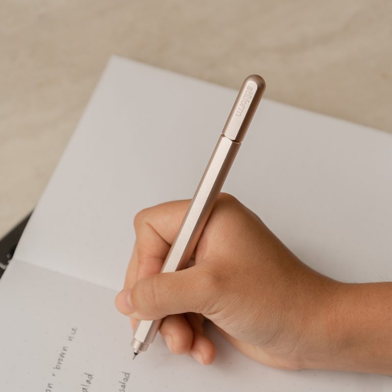 Stilform - Stilform Aluminum Arc Gel Pen, Rose Moon | Gessato Design Store